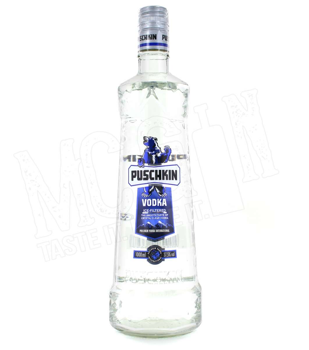 Puschkin Vodka - 1.0L | Roggen Vodka | McGin.ch - Taste it, love it!